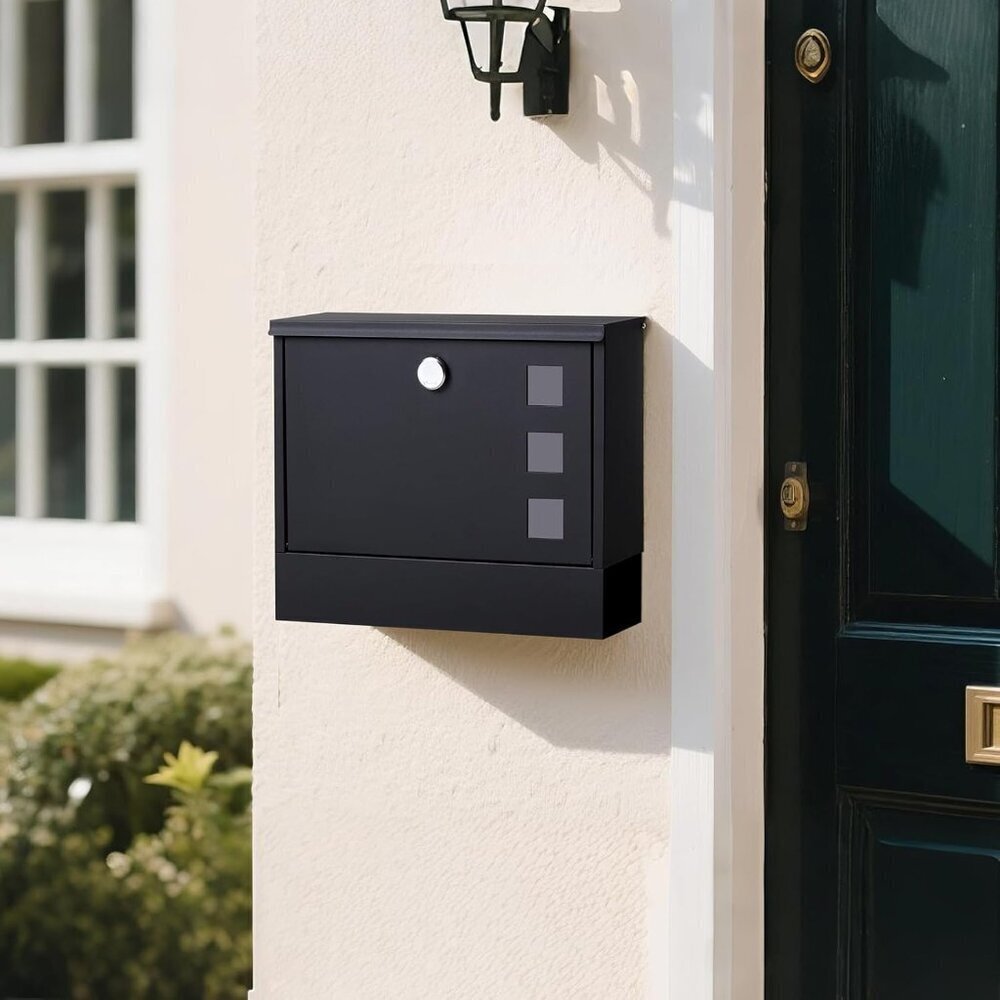 Boutique | Wall Decor | Locking Mailbox Wall Mount For Outside ...